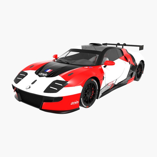 modelo 3d Ligier JS2 R Orhes Racing Team Rojo - TurboSquid 2206714