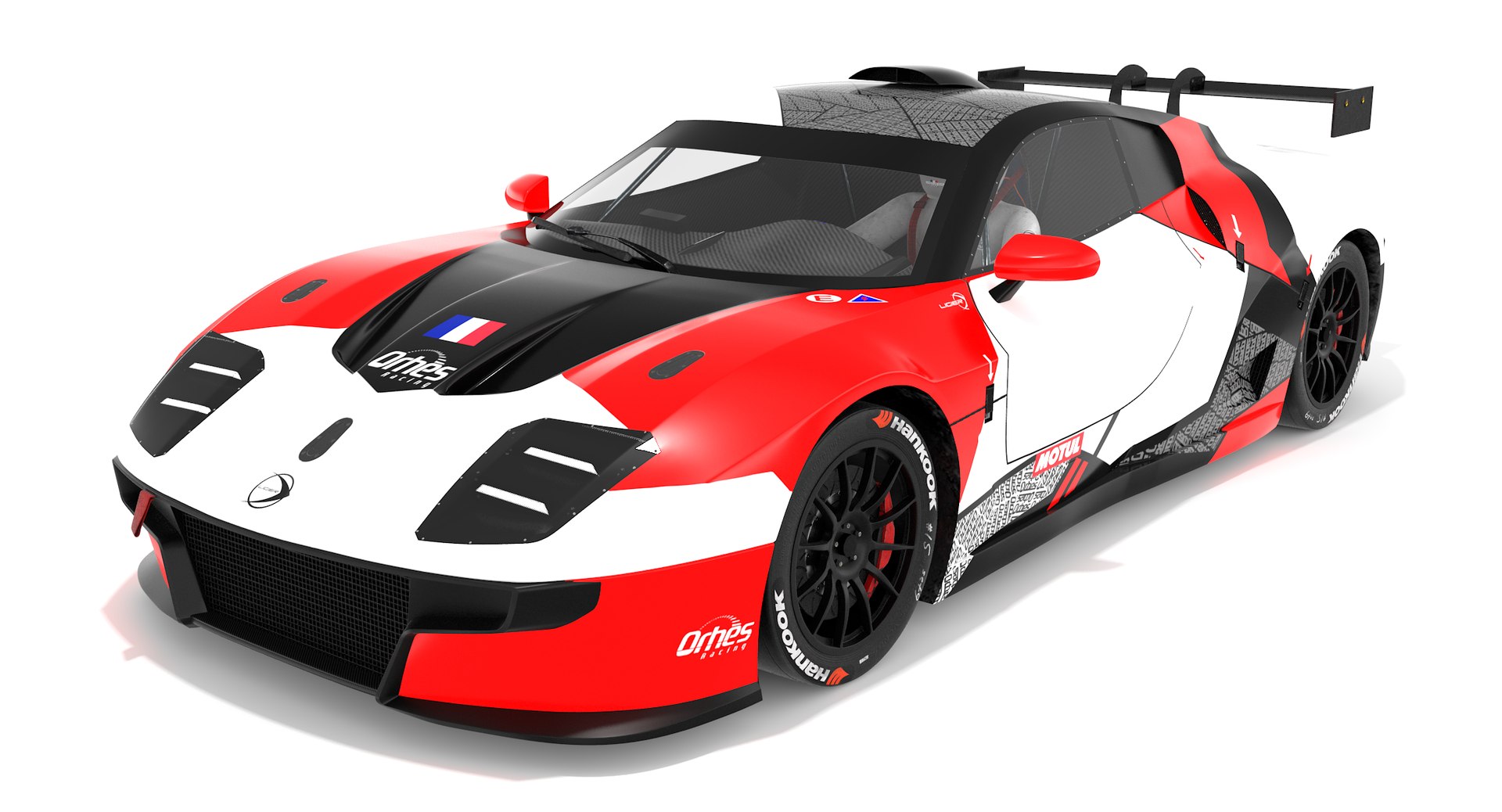 Ligier JS2 R Orhes Racing Team Red 3D Model - TurboSquid 2206714