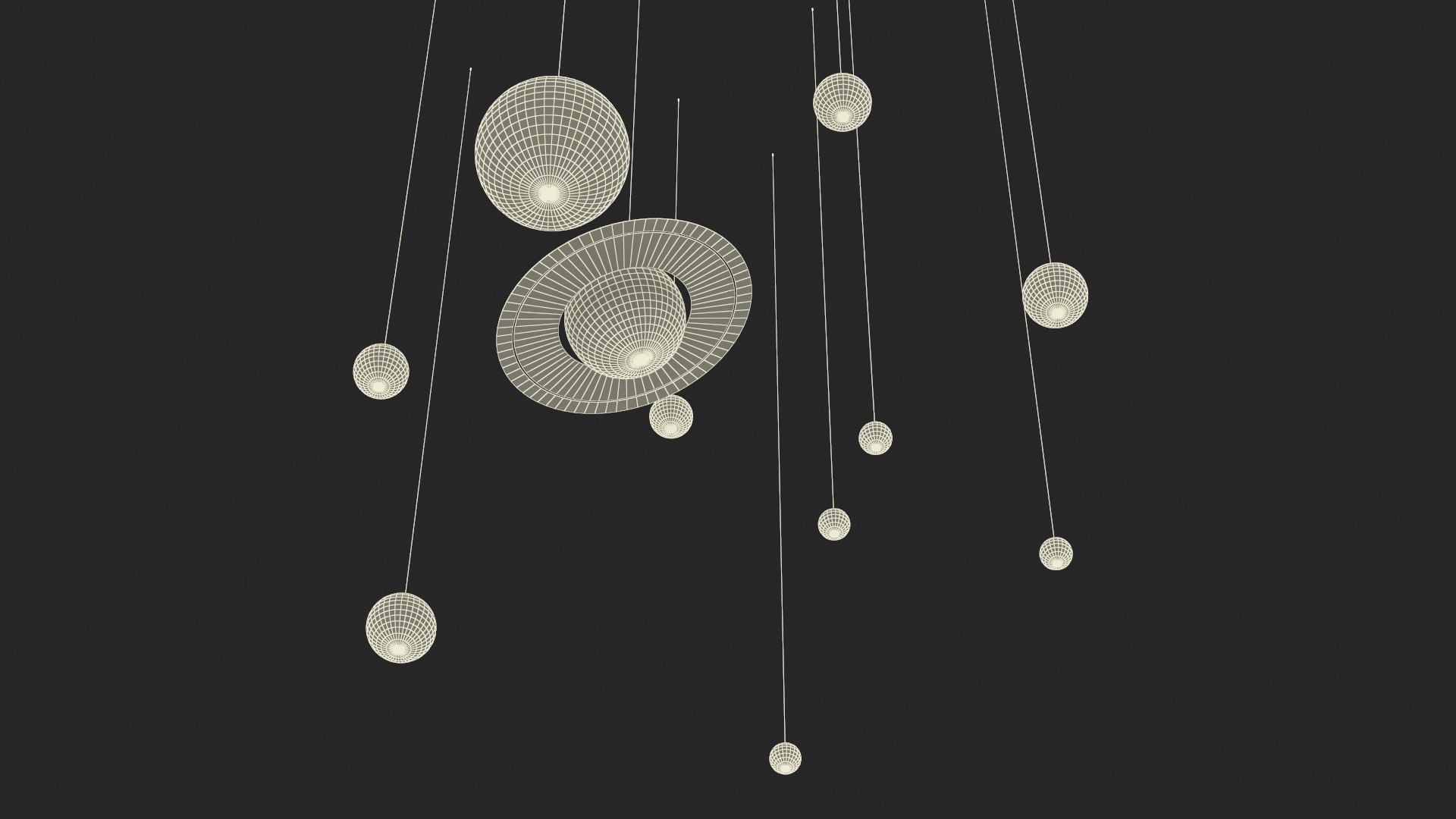 3D Hanging Solar System Model - TurboSquid 2330661