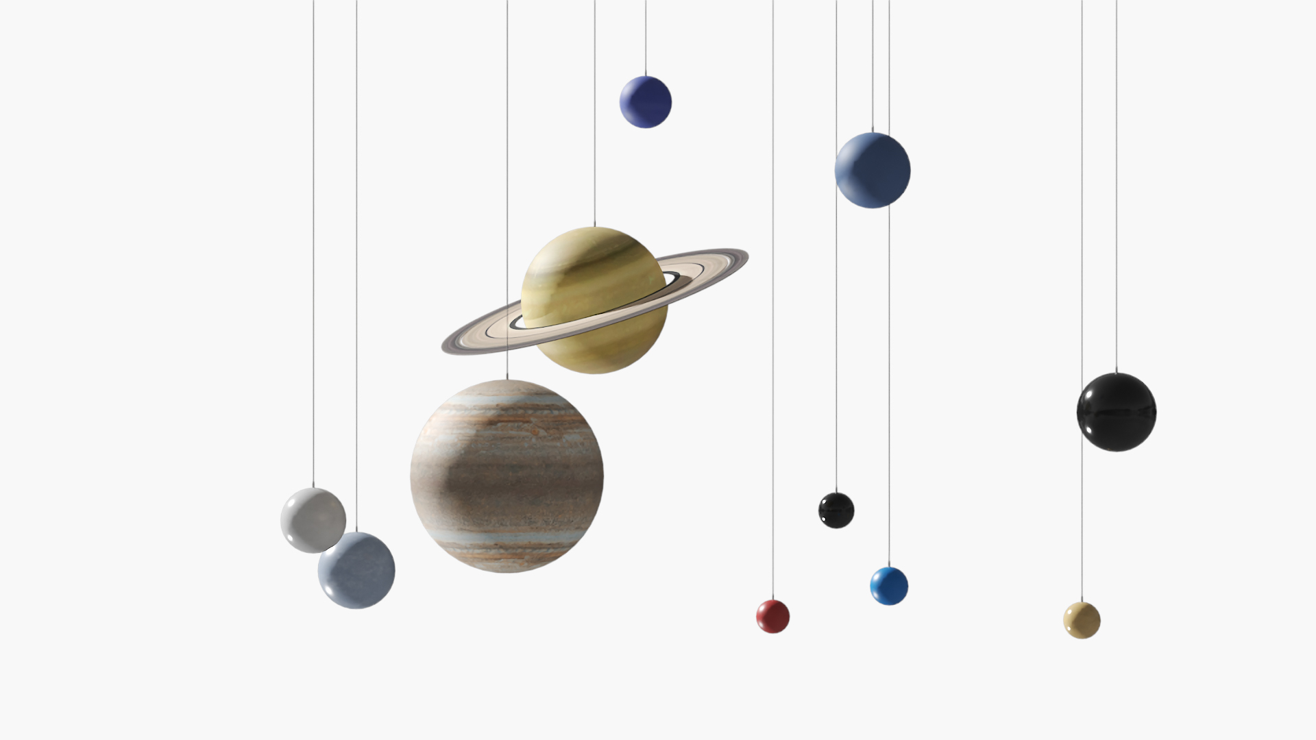 Hanging Solar System Model RituCreativecraft.. DIY Solar System Wall