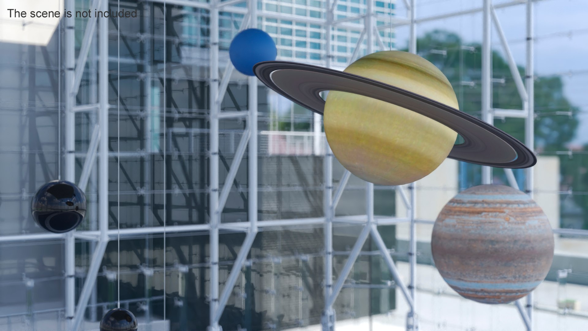 3D Hanging Solar System Model - TurboSquid 2330661