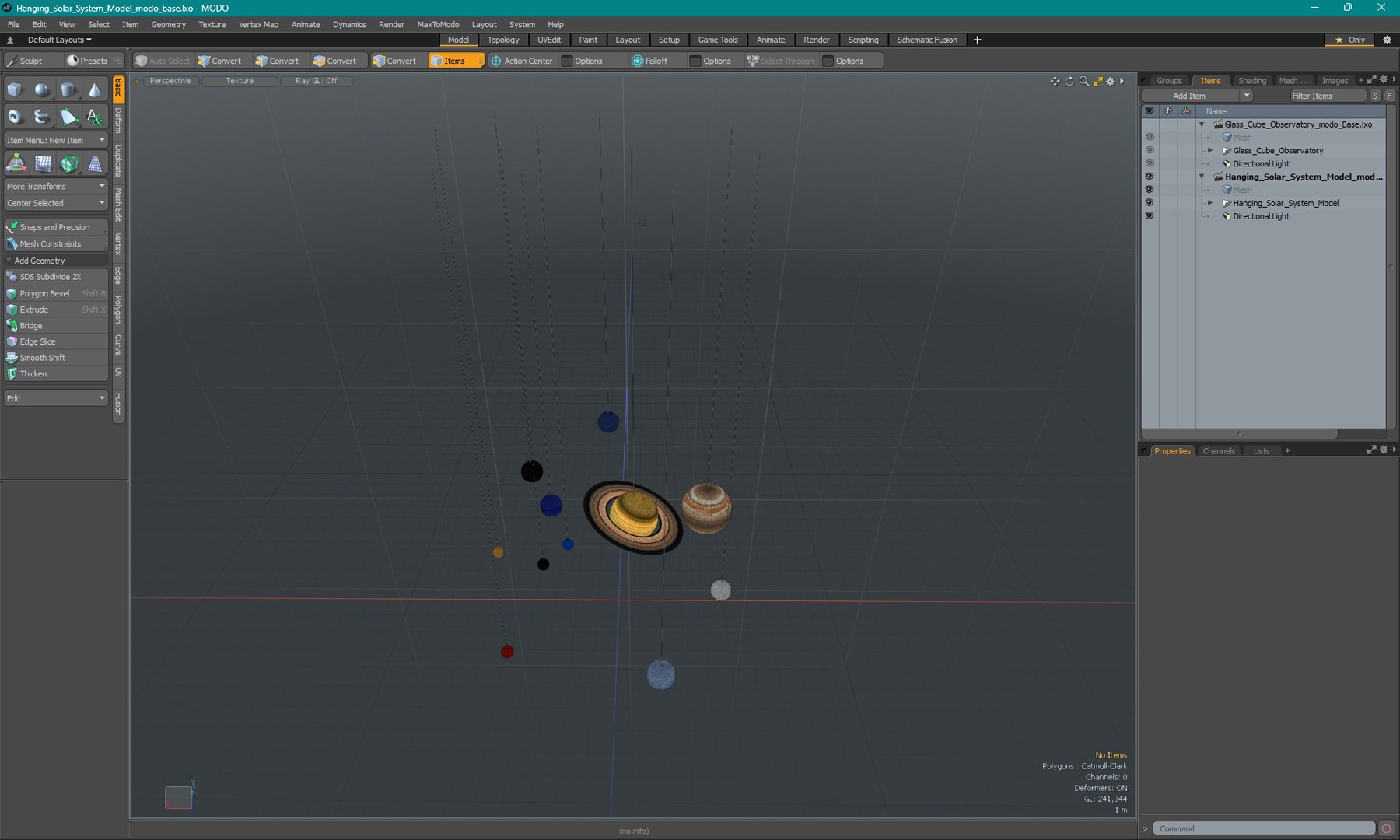 3D Hanging Solar System Model - TurboSquid 2330661