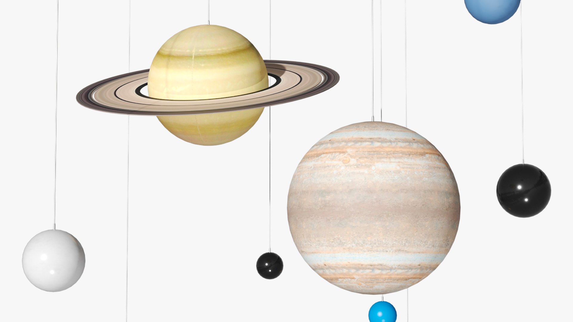 3D Hanging Solar System Model - TurboSquid 2330661