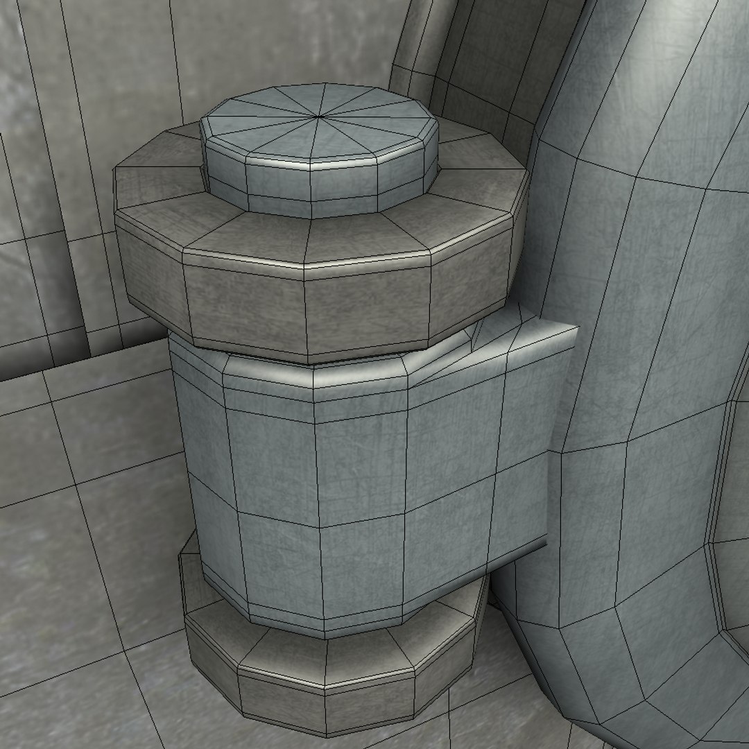 3D Hatch Concrete Wall - TurboSquid 1154193