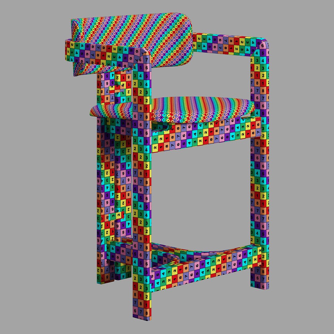 Gallotti And Radice 0419 Stool Low 3D Model - TurboSquid 2247183