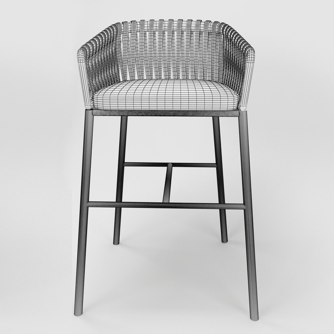 Bar Stool 3d Max