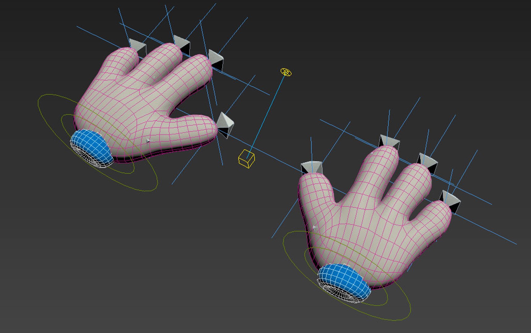 Max Cartoon Hand Rigged