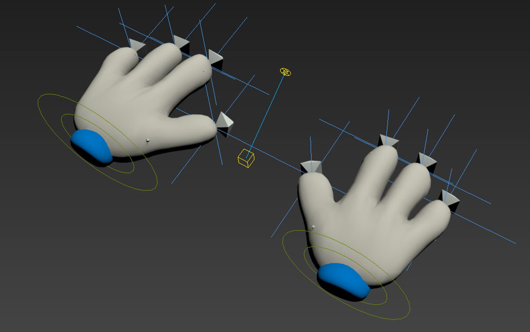 Max Cartoon Hand Rigged