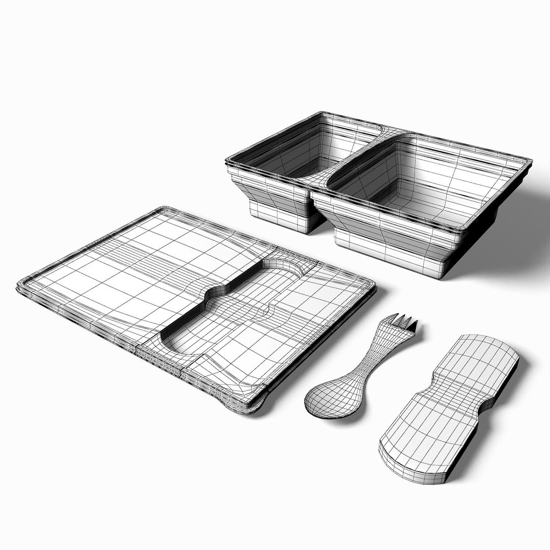 3d Model Lunch Box