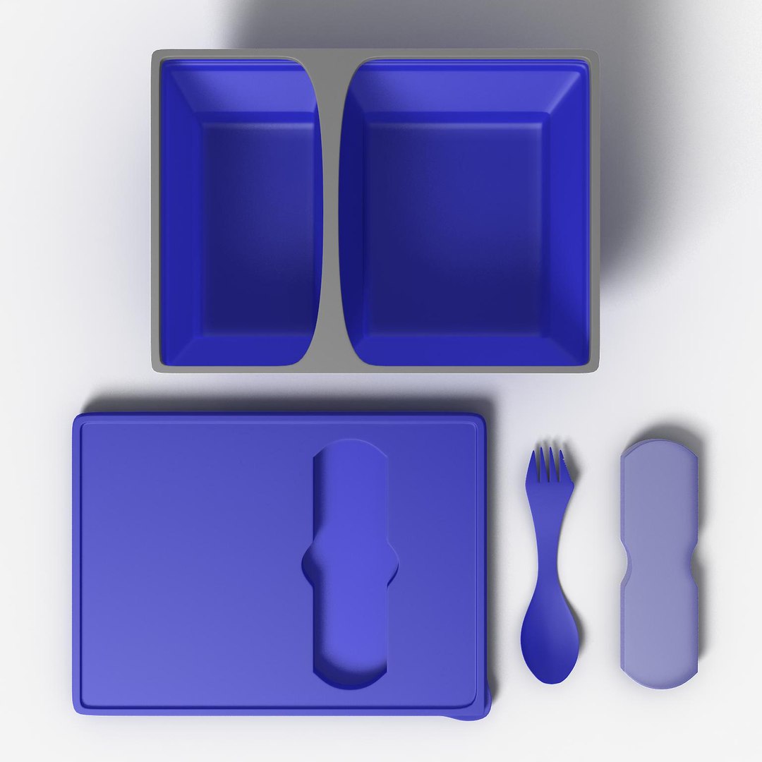 3d Model Lunch Box
