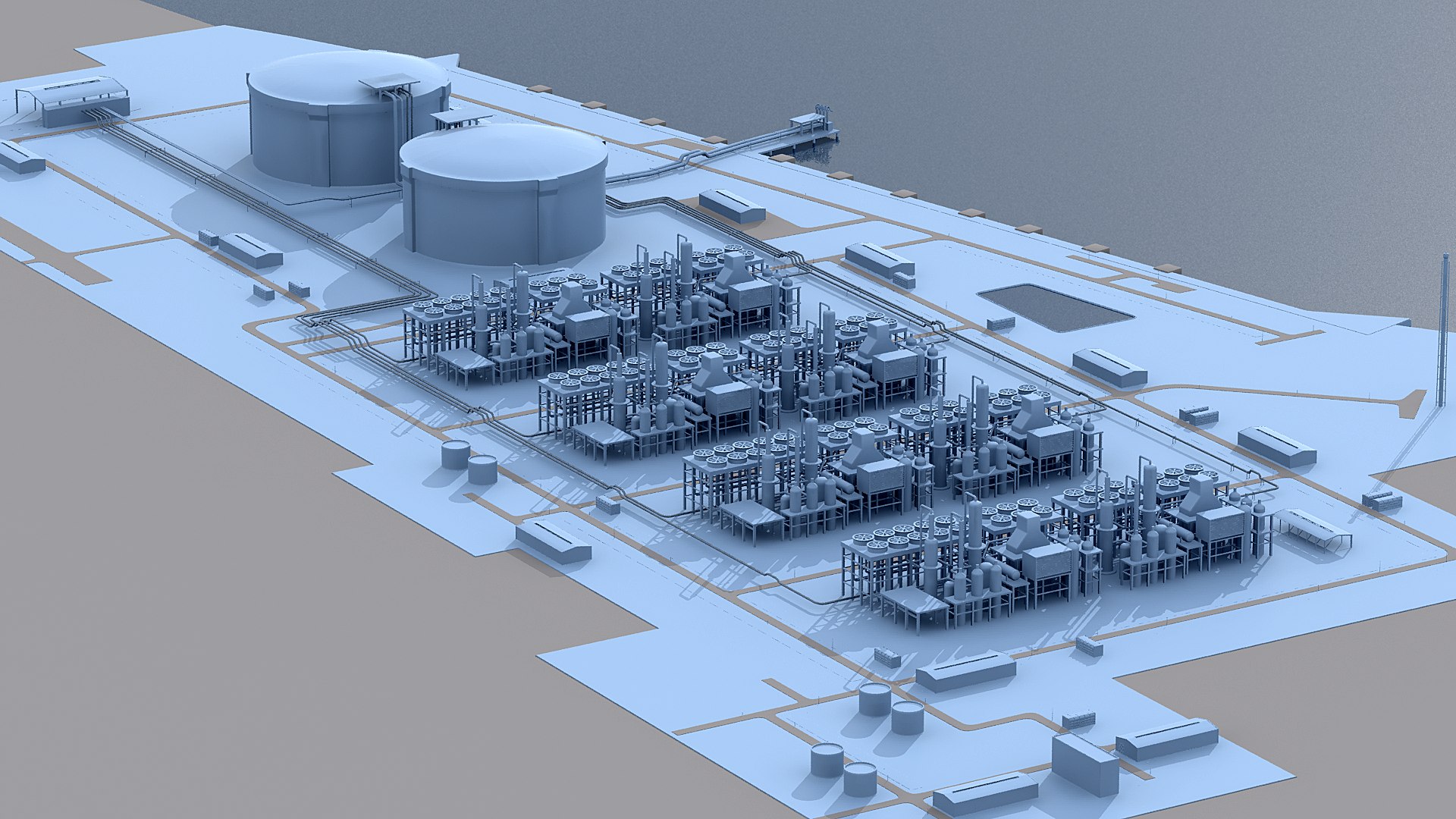 Lng Terminal Ut 3D - TurboSquid 1576491