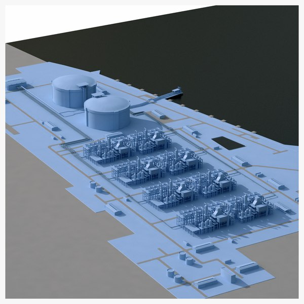 LNG 터미널 UT 3D 모델 - TurboSquid 1576491