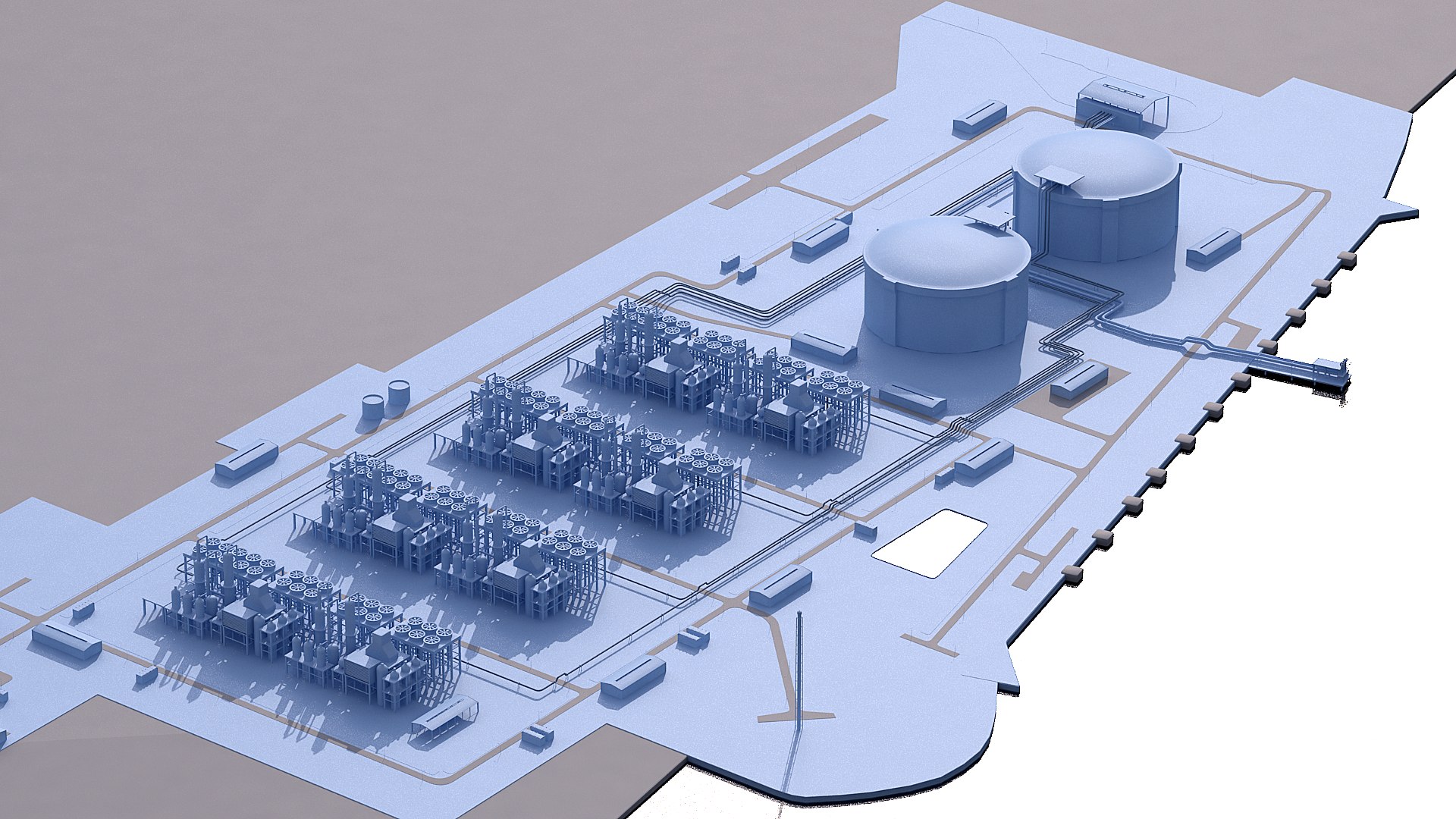 Lng Terminal Ut 3D - TurboSquid 1576491