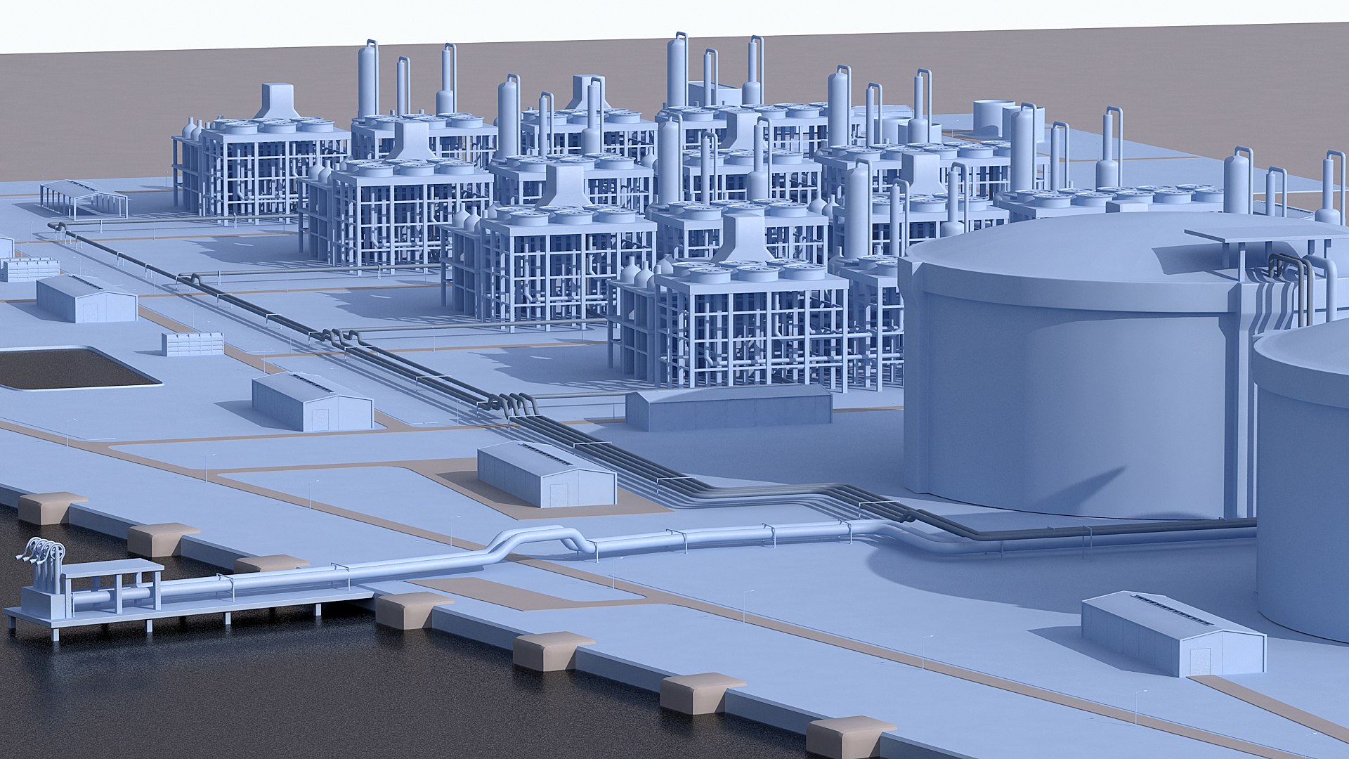 Lng Terminal Ut 3D - TurboSquid 1576491