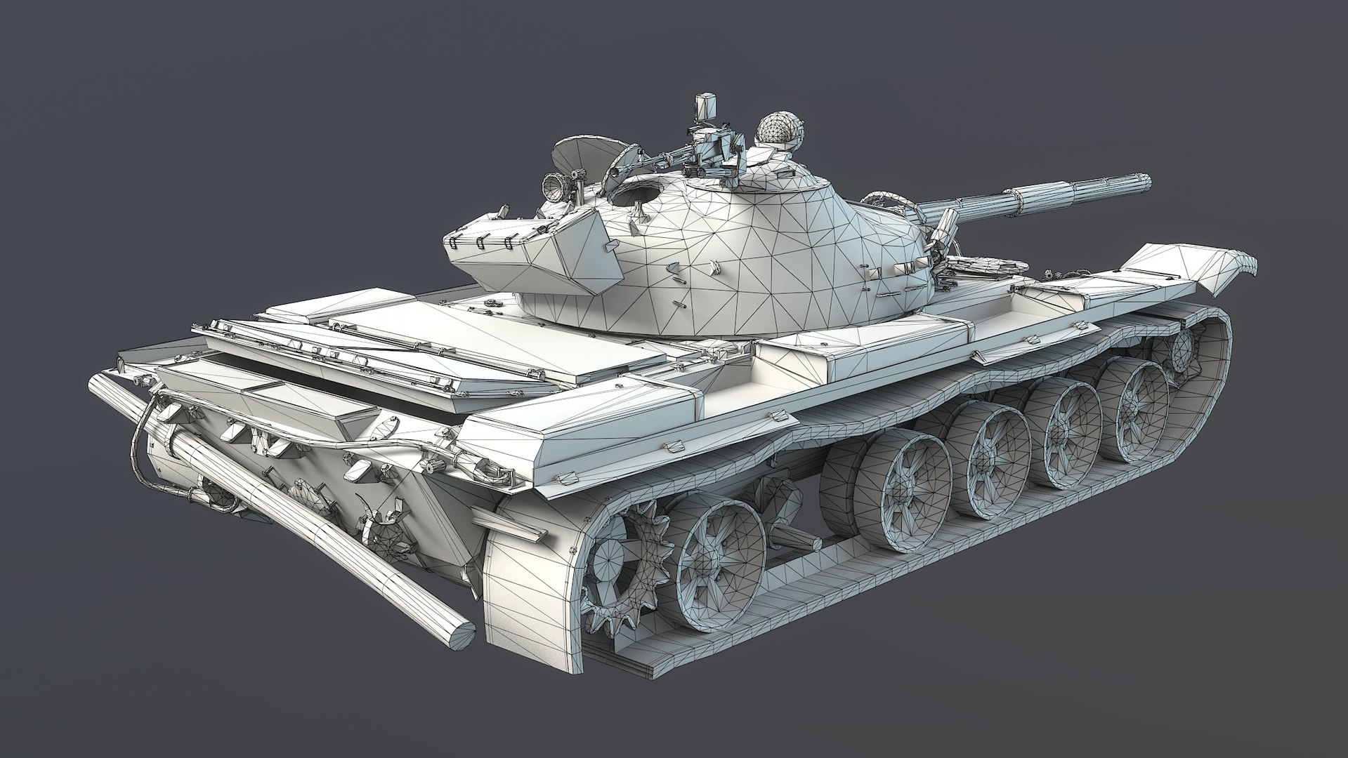 T-72A Tank Destroyed 3D Model - TurboSquid 2046621