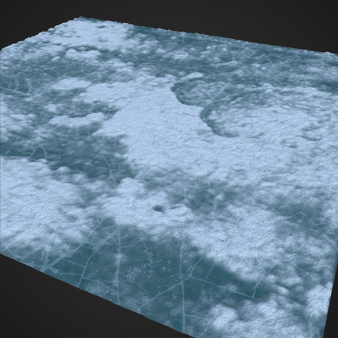3D Ice Ground - TurboSquid 1174304