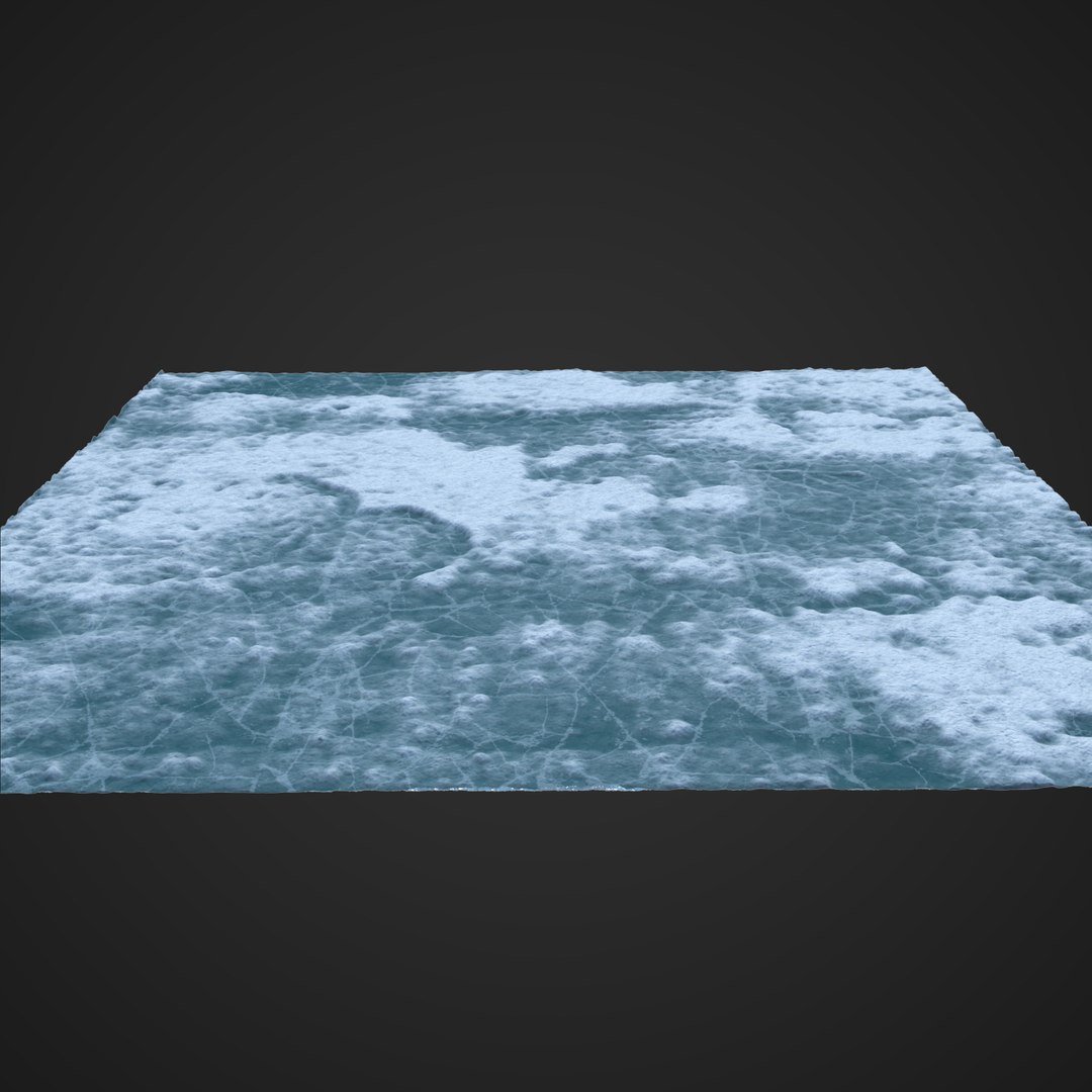 3D Ice Ground - TurboSquid 1174304