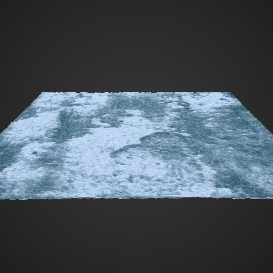 3D Ice Ground - TurboSquid 1174304