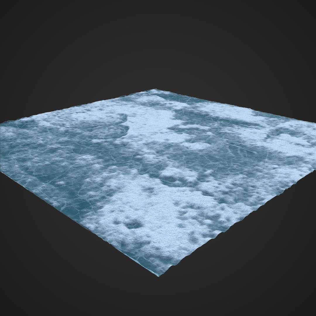 3D Ice Ground - TurboSquid 1174304
