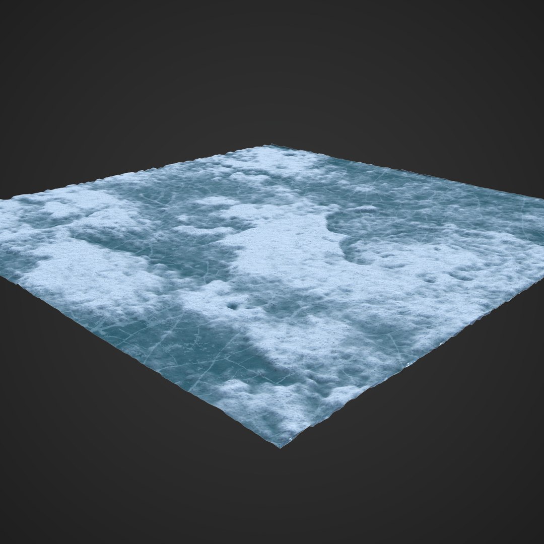 3D Ice Ground - TurboSquid 1174304