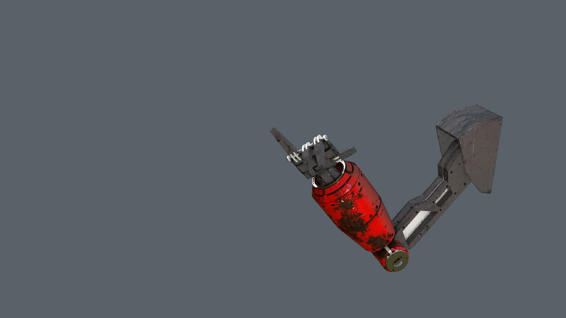 3D Rusted Robotic Arm Rigged Model - TurboSquid 1296598