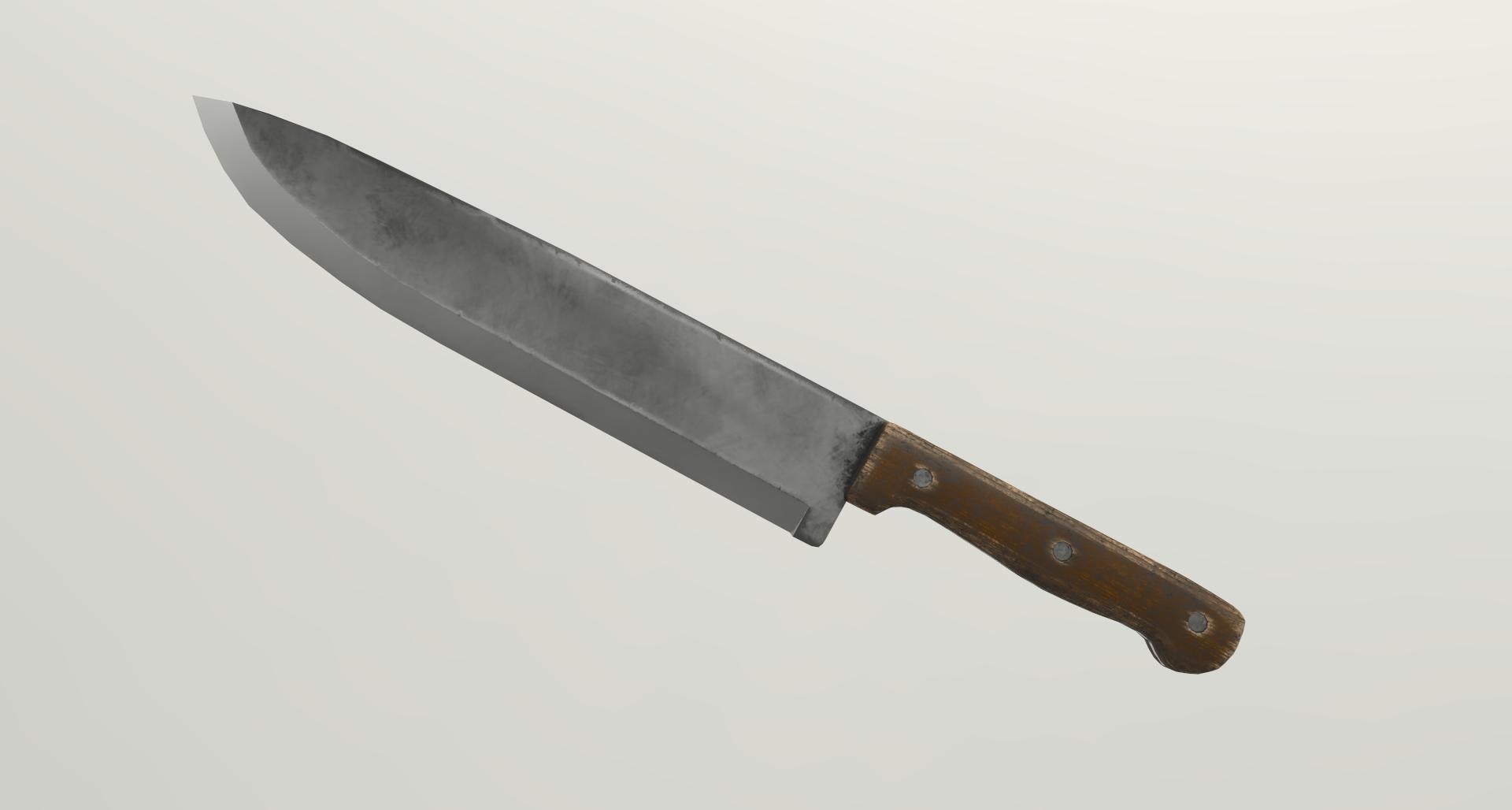 Kitchen knife model - TurboSquid 1249910