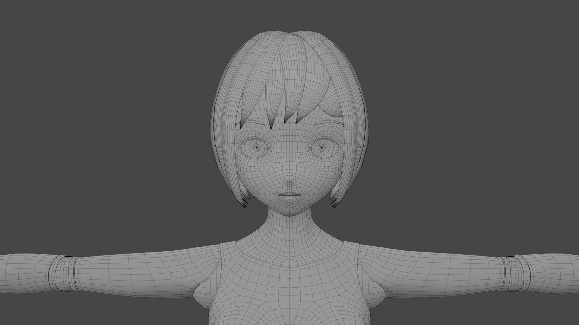 3D Model Robot Girl Anime - TurboSquid 2170315