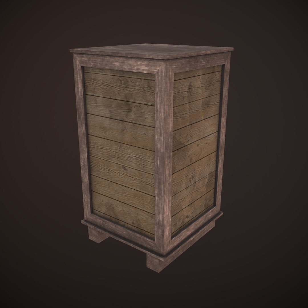 3D Shipping Crate Model - TurboSquid 1470049