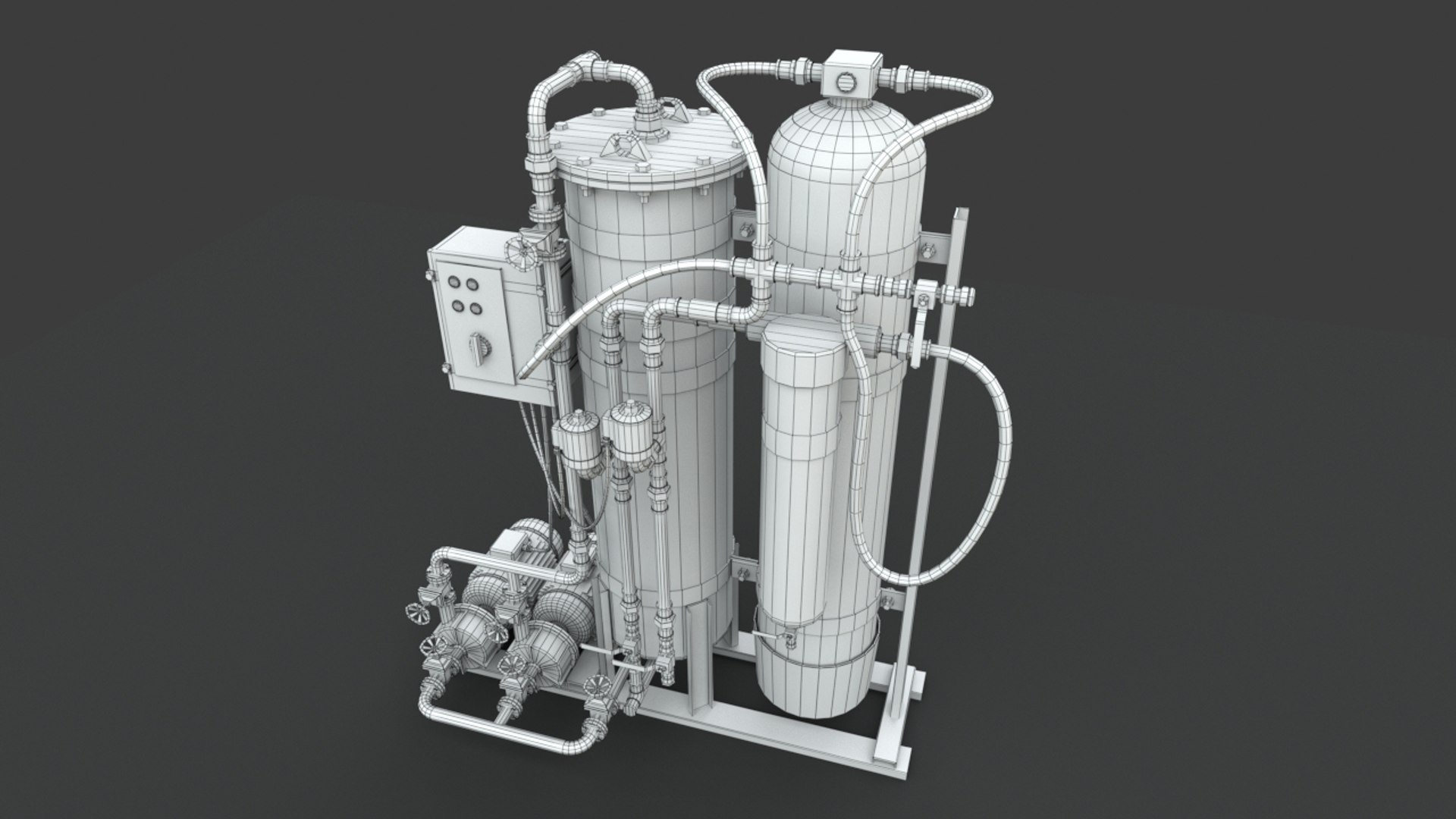 Machinery Industrial 3D Model - TurboSquid 1373575