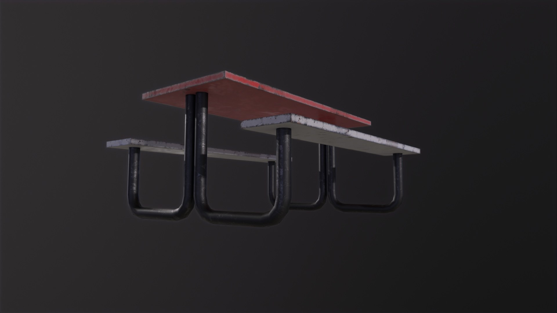 Picnic Table 3D Model - TurboSquid 2147340