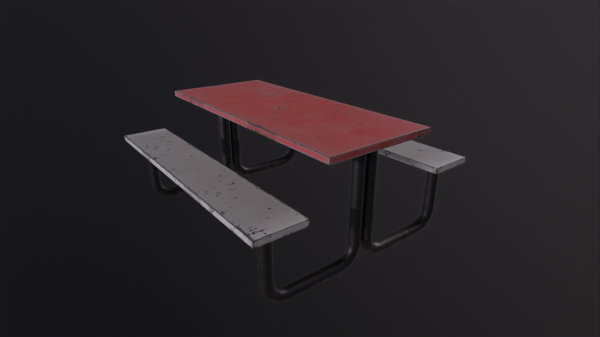 Picnic Table 3D Model - TurboSquid 2147340