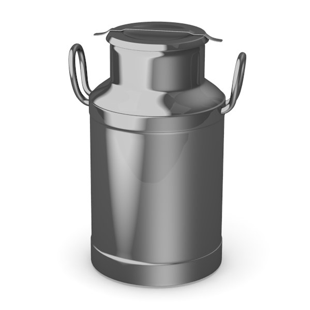milk barrel 3d 3ds