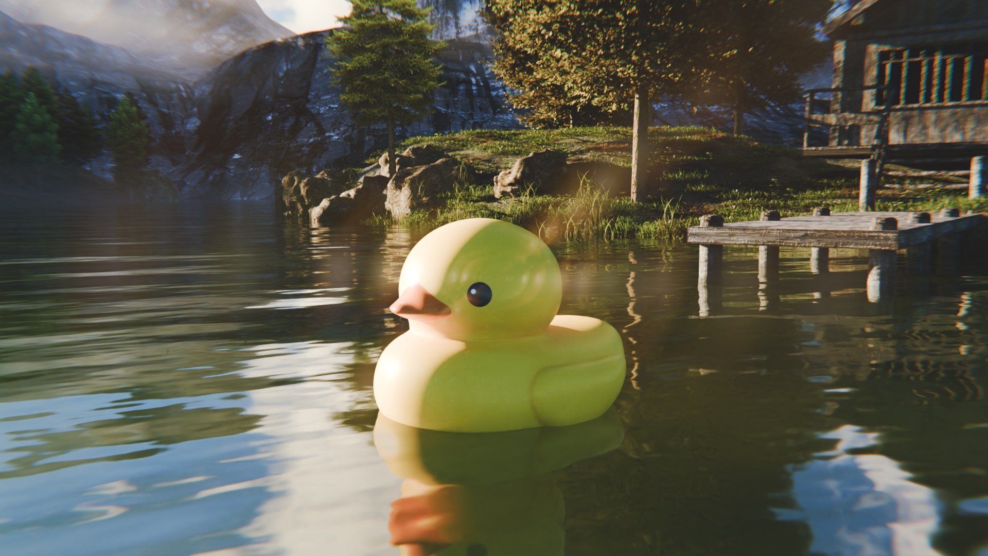 3D Model RubberDuck - PBR Standard Lowpoly - TurboSquid 2331675