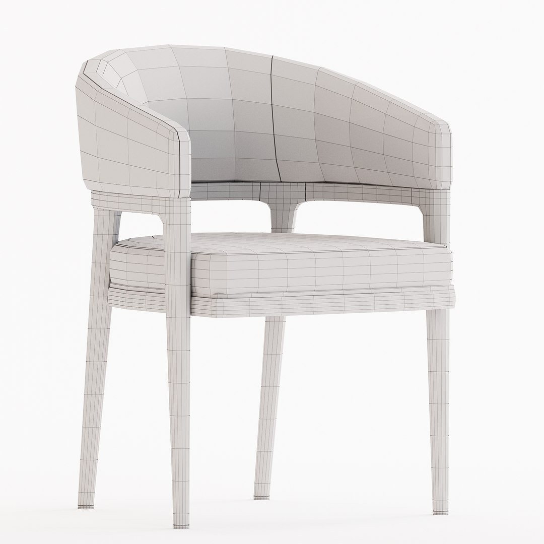3D Mark Dining Chair By ASTER - TurboSquid 2168494