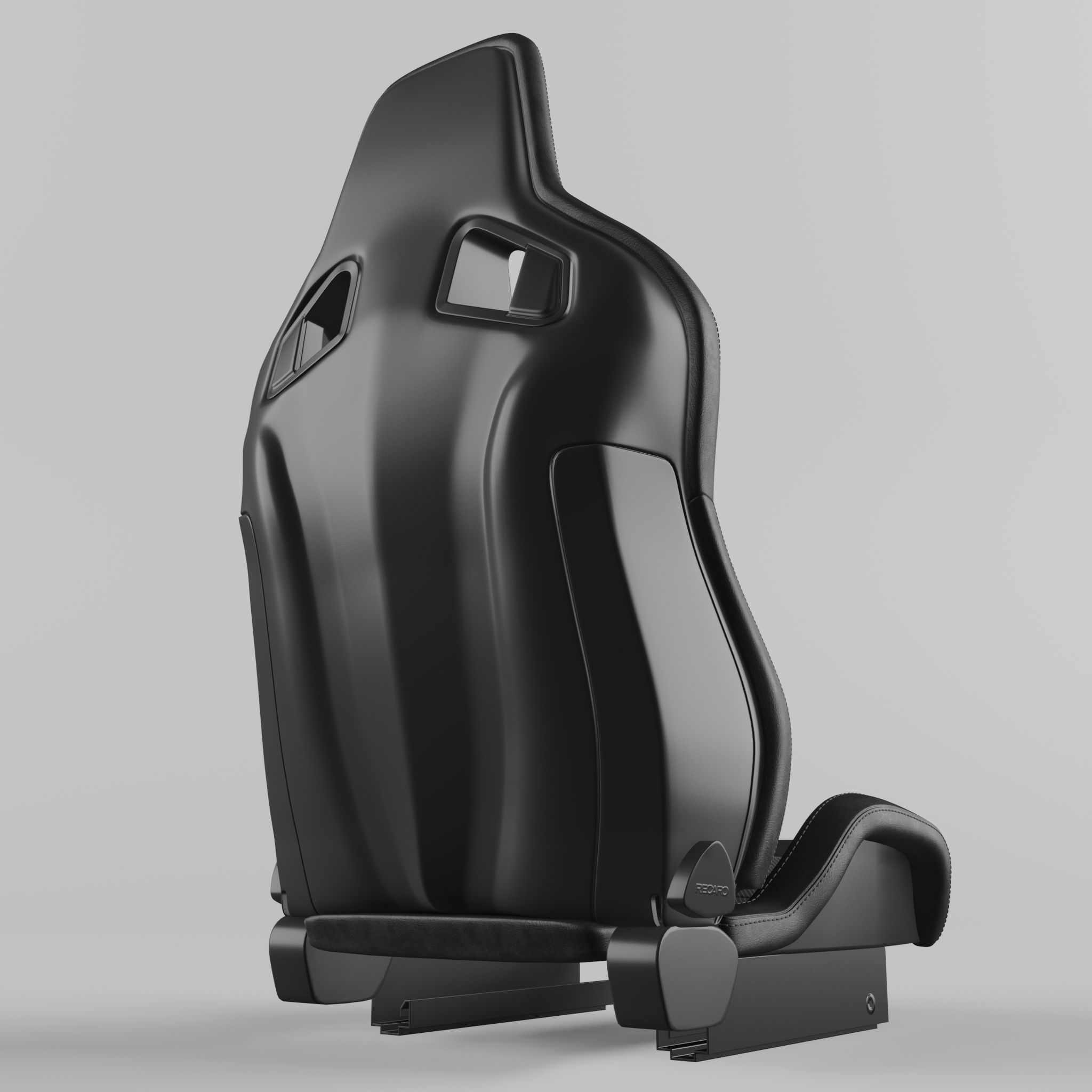 3D RECARO Sportster GT Grey Seat model - TurboSquid 1774041