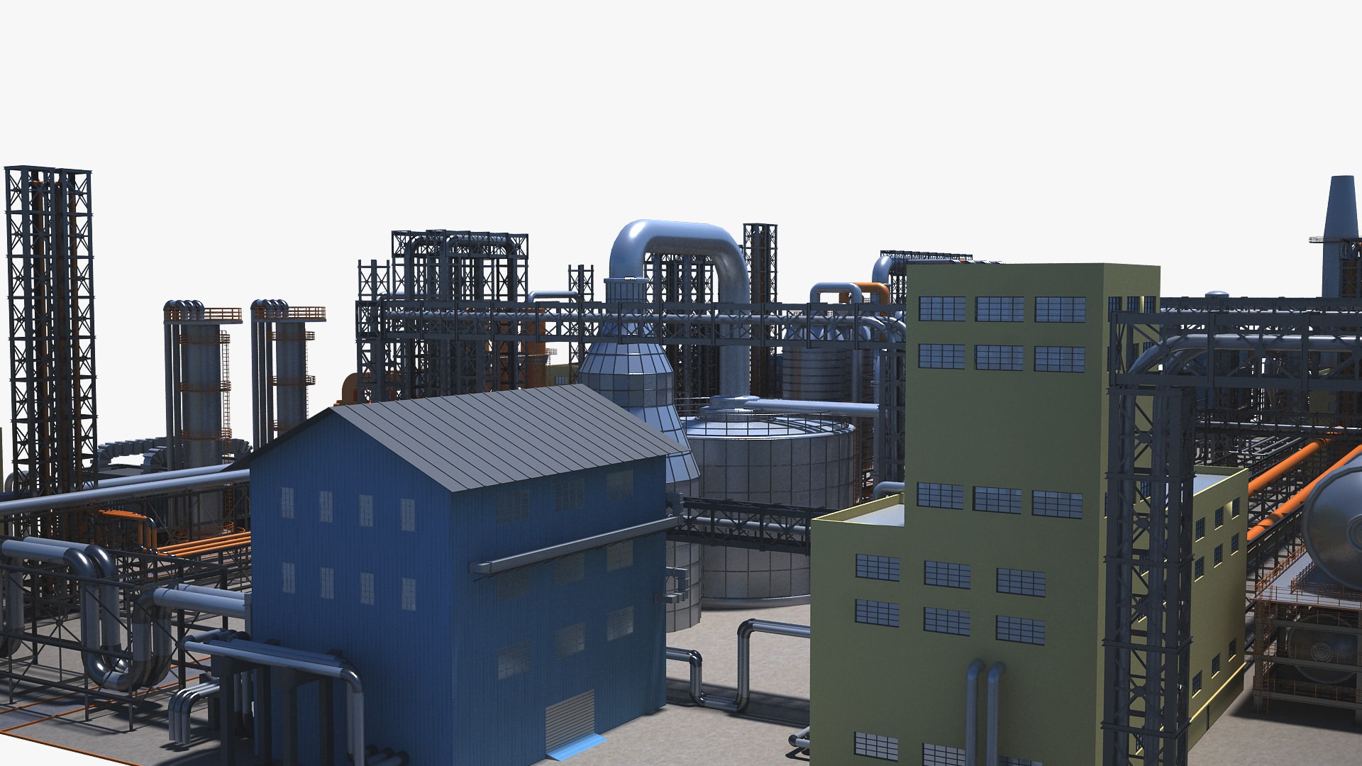 3D model Industrial Area 45 - TurboSquid 2024112