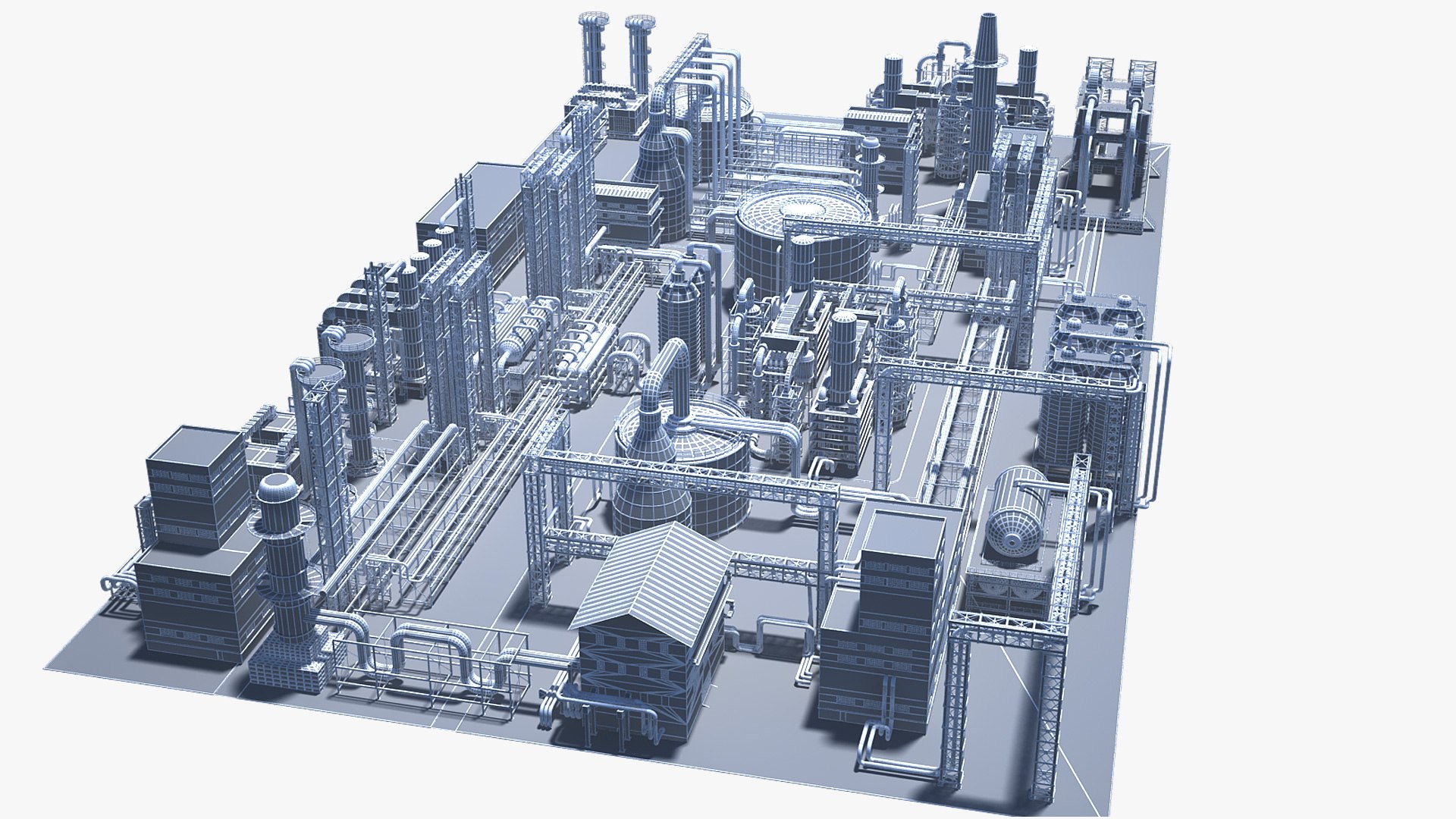 3D model Industrial Area 45 - TurboSquid 2024112
