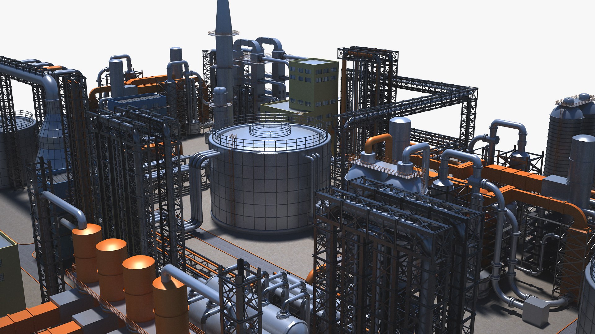 3D model Industrial Area 45 - TurboSquid 2024112