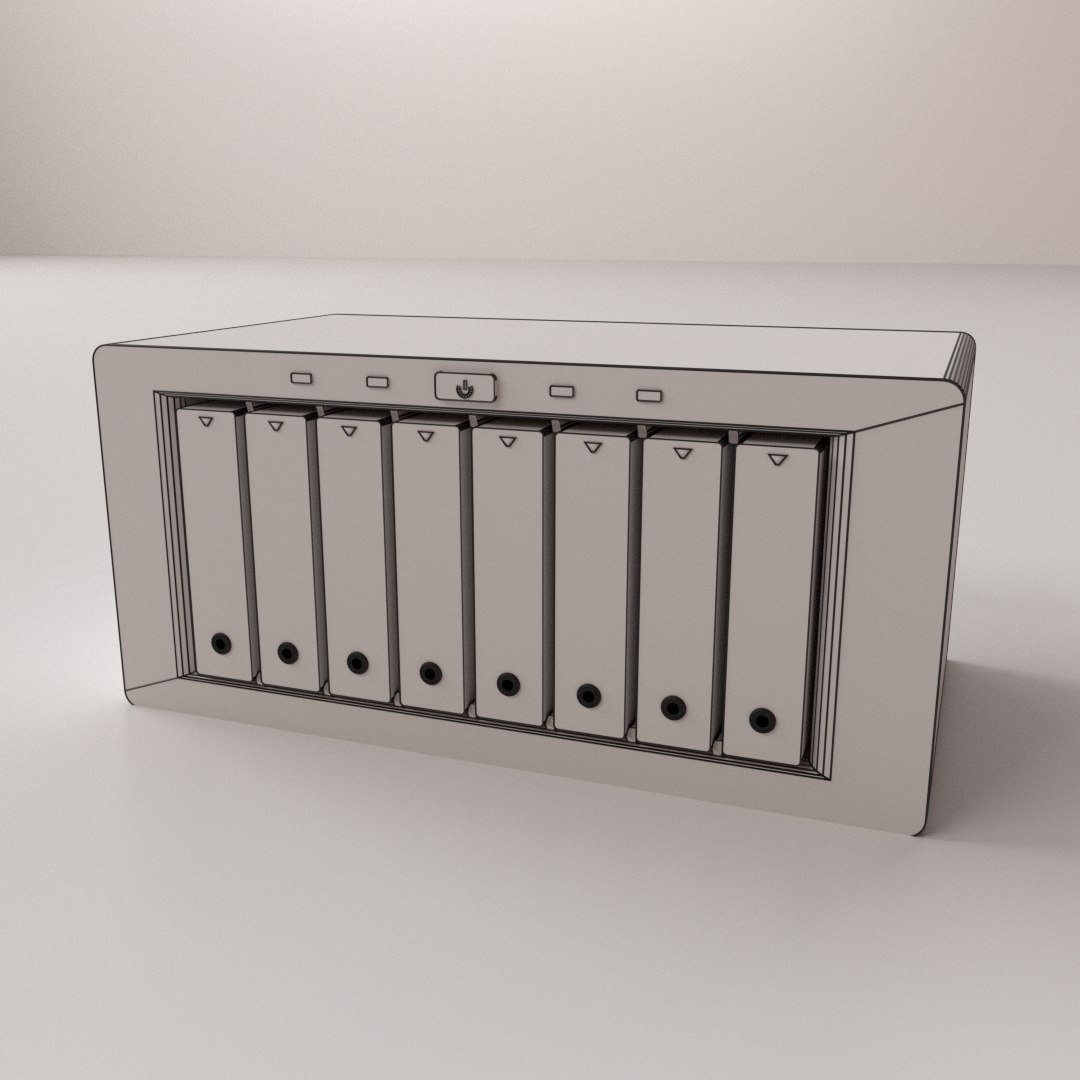 Nas Storage 3D Model - TurboSquid 1712813