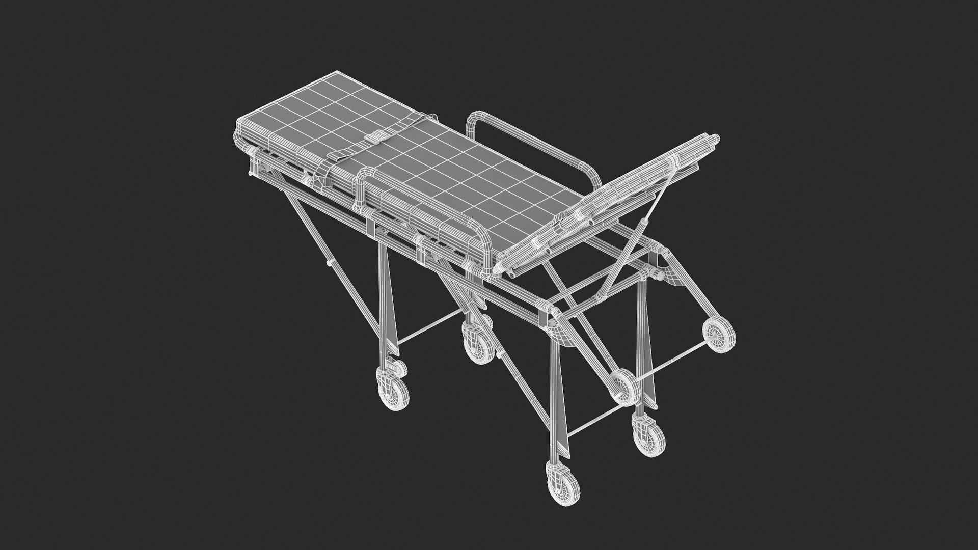 Stretcher ambulance emergency 3D model - TurboSquid 1646129