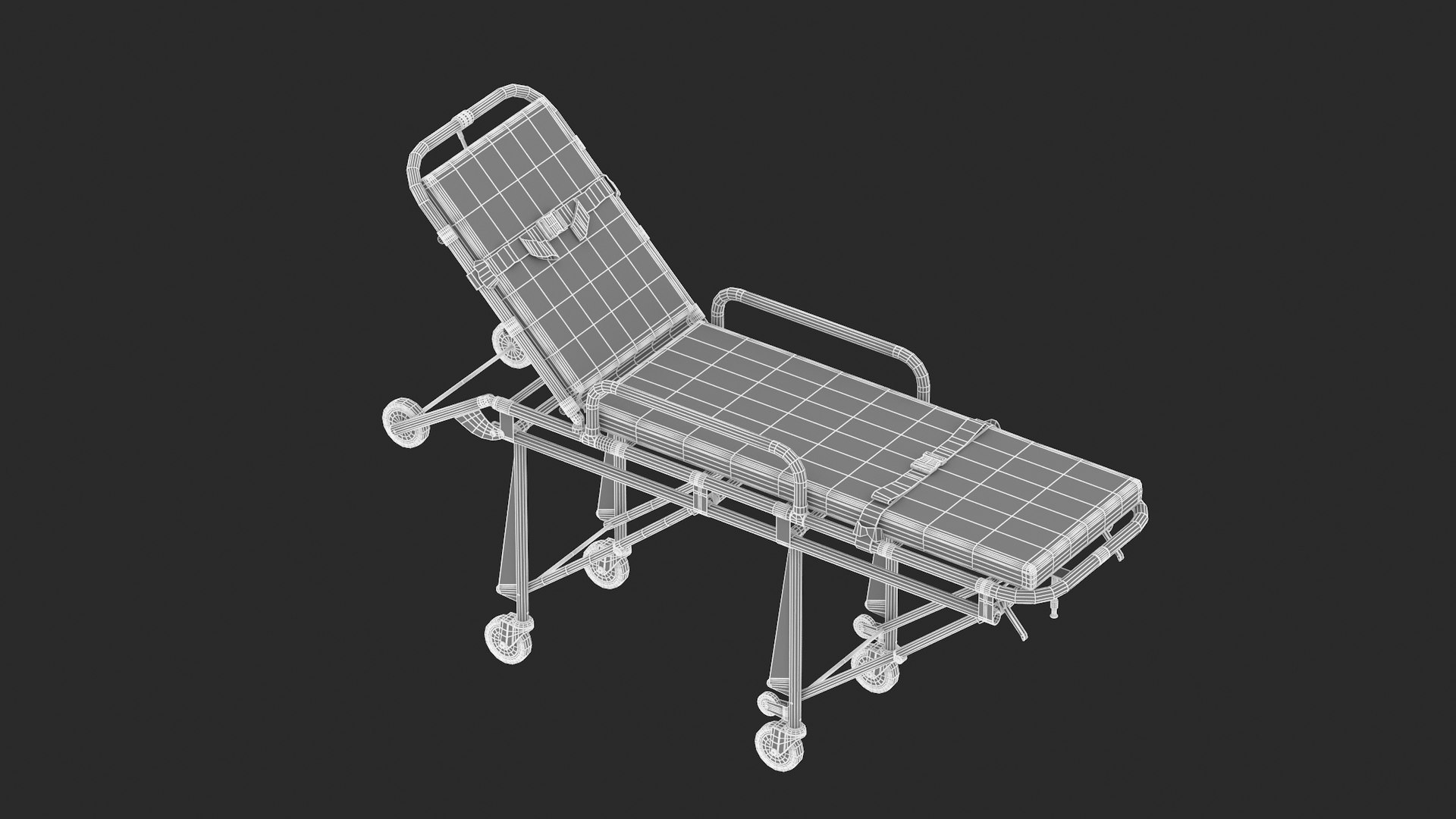Stretcher ambulance emergency 3D model - TurboSquid 1646129