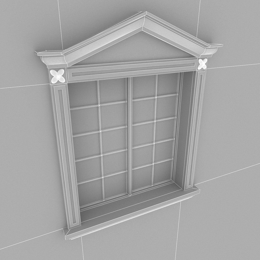 3D Window Frame Model - TurboSquid 1446271