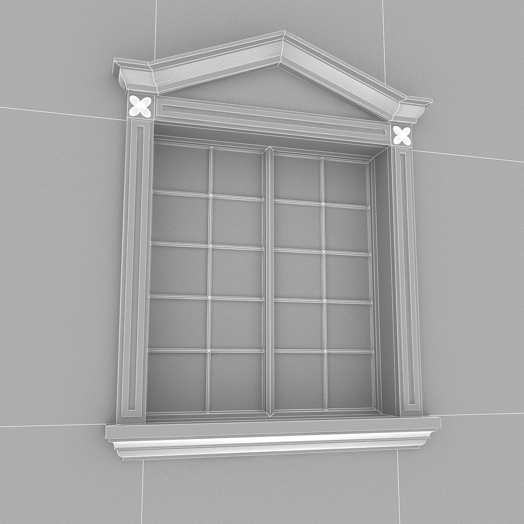 3D Window Frame Model - TurboSquid 1446271