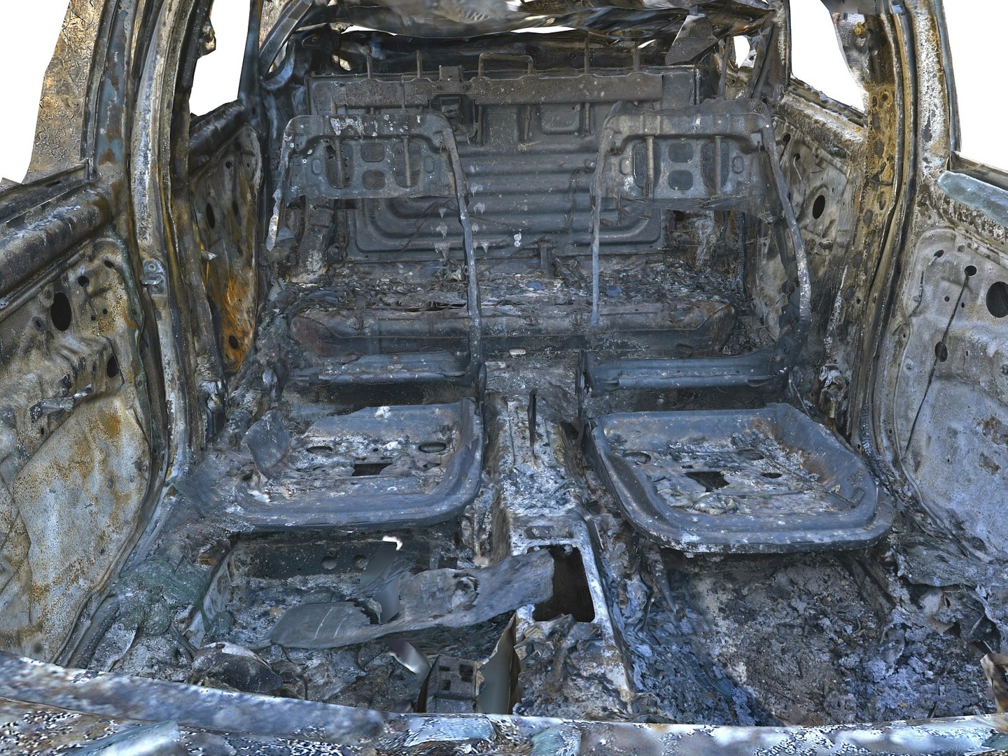 3D Burned Car Hd Model - TurboSquid 1317002