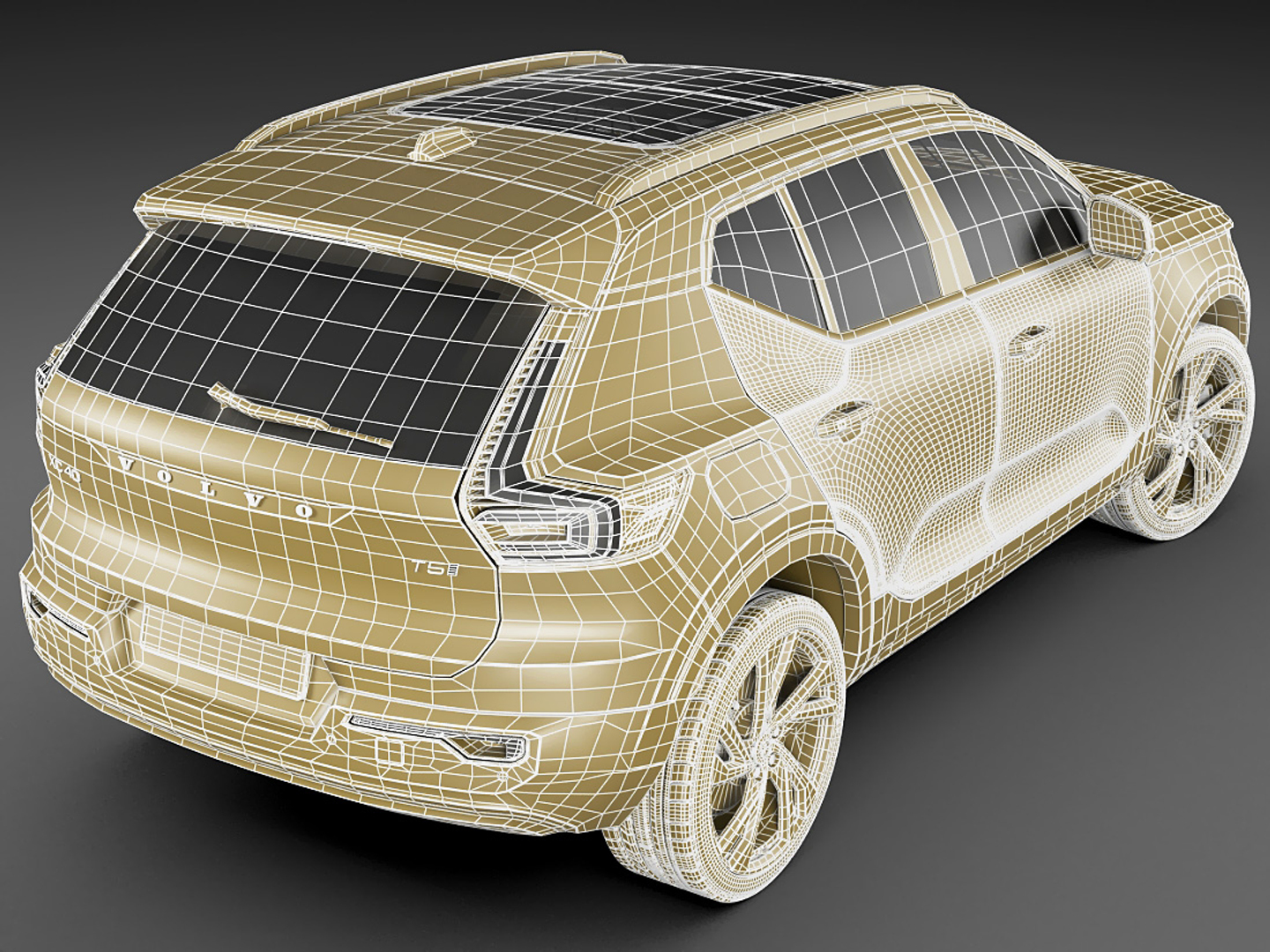 3D model xc40 xc 40 - TurboSquid 1215469
