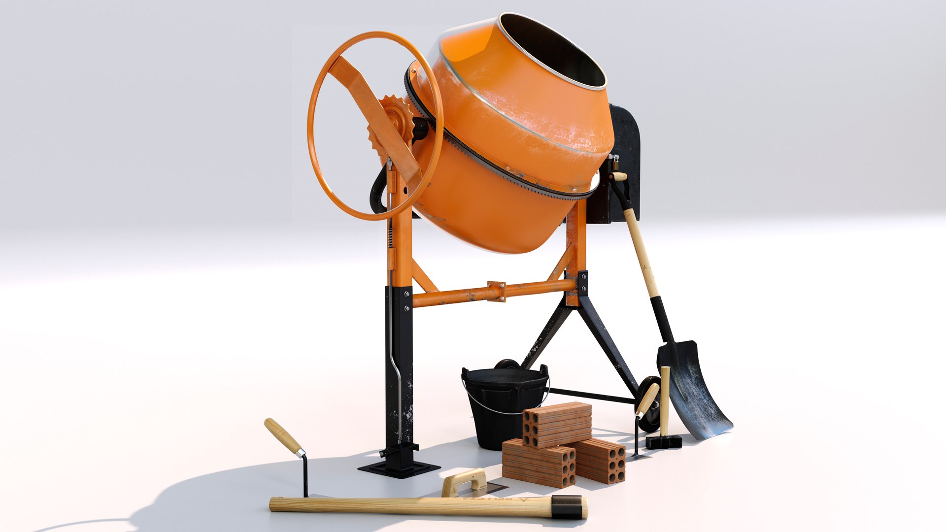 Concrete Mixer 3D Model - TurboSquid 1232278