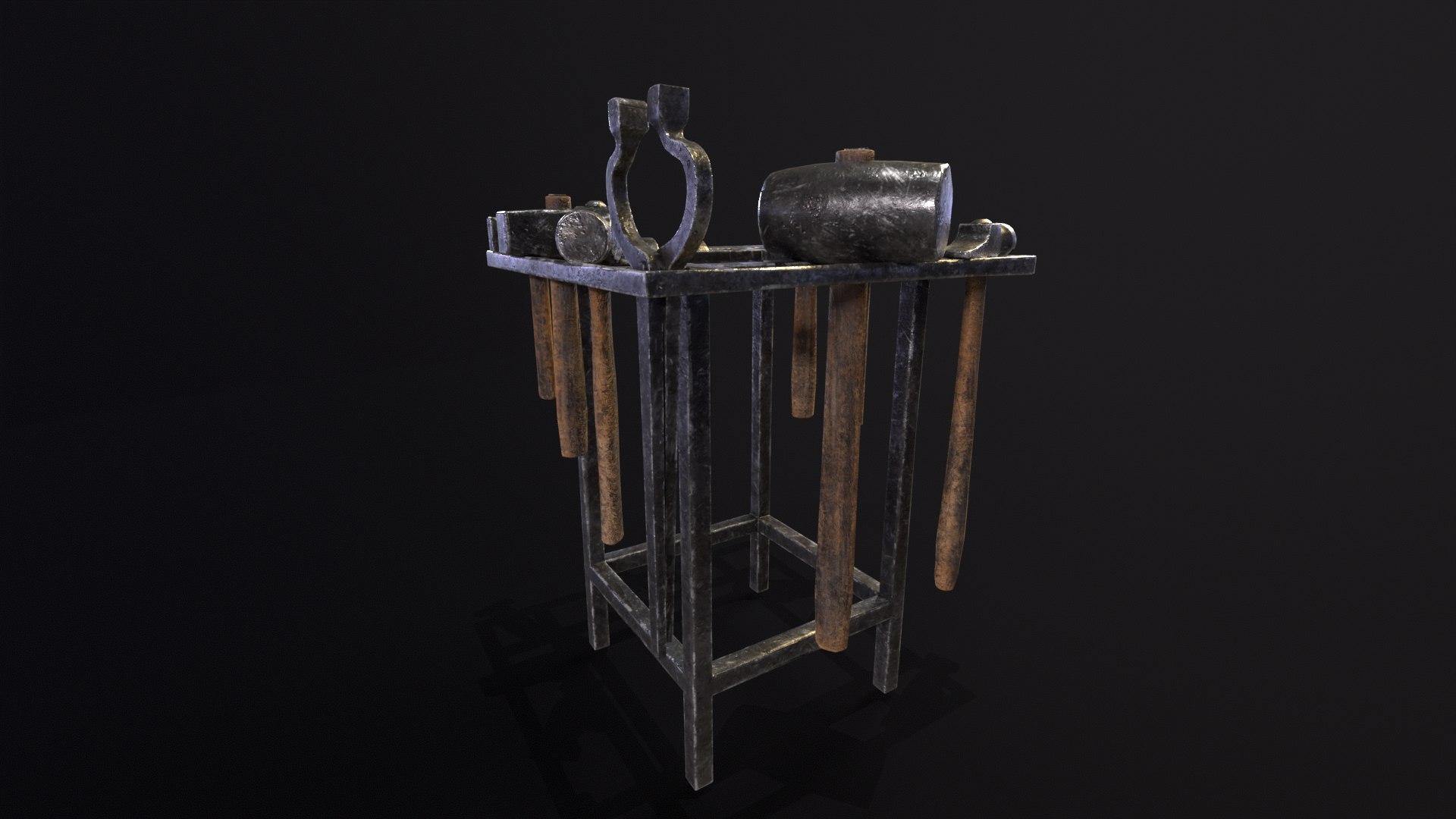 Blacksmith Tool Kit 3D model - TurboSquid 2174927