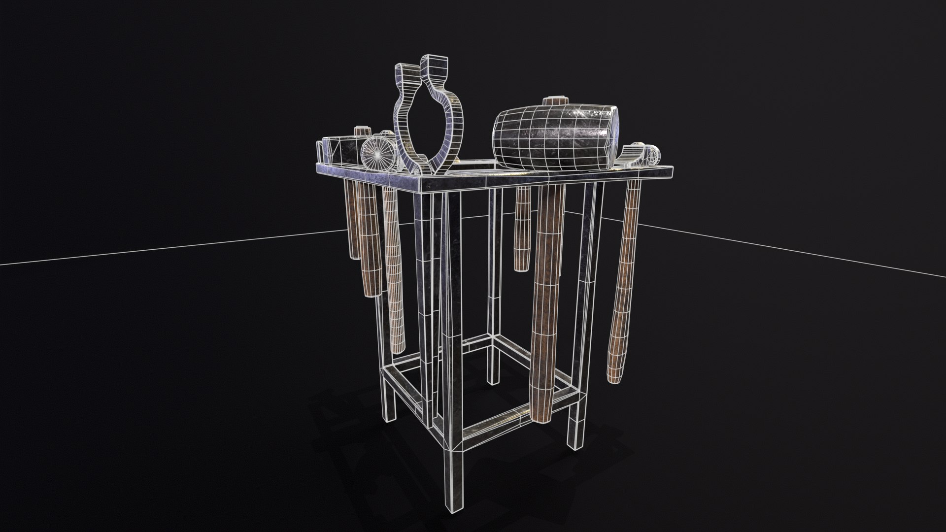 Blacksmith Tool Kit 3D model - TurboSquid 2174927