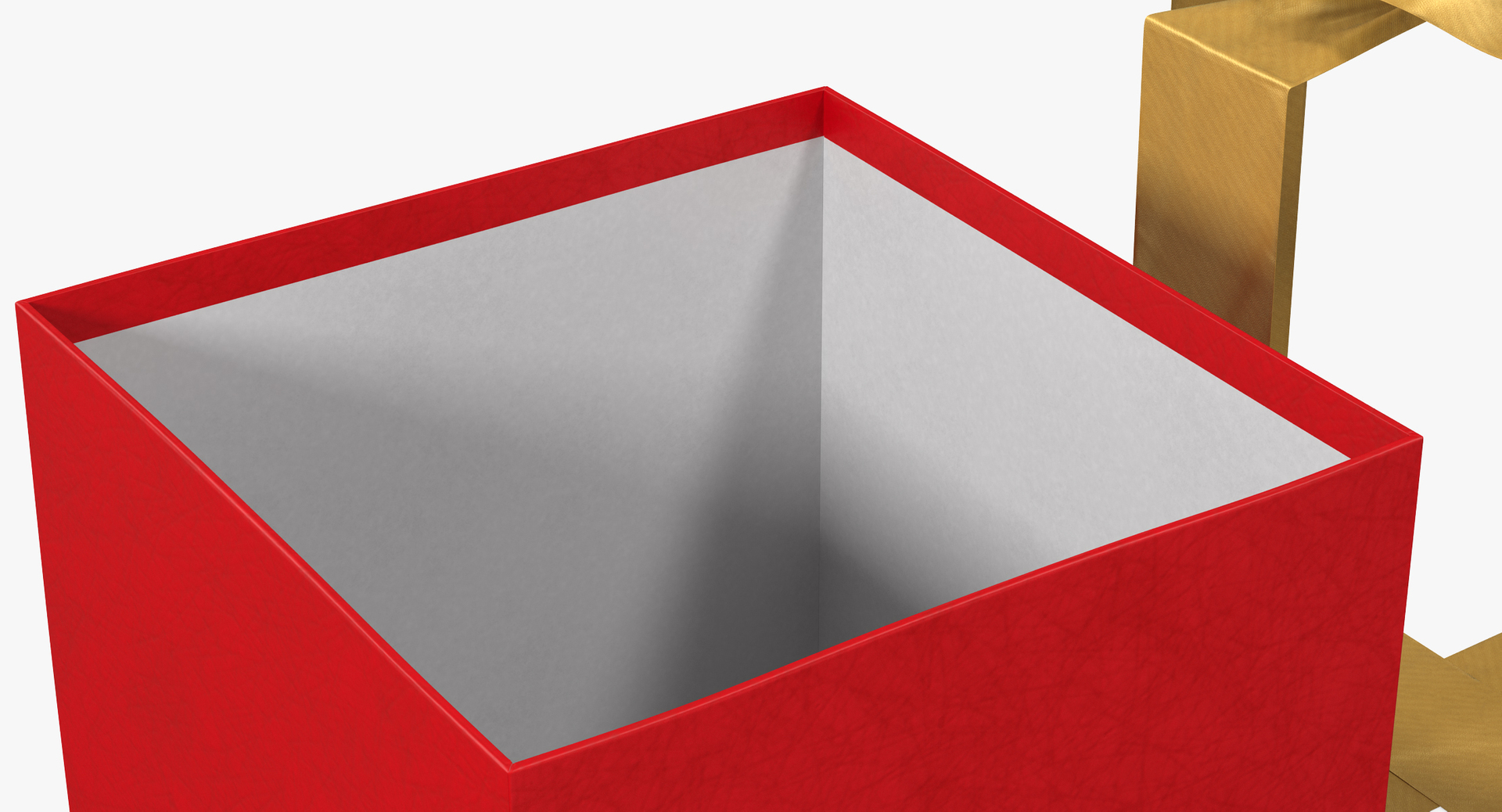 3D gift box red 3 - TurboSquid 1201625