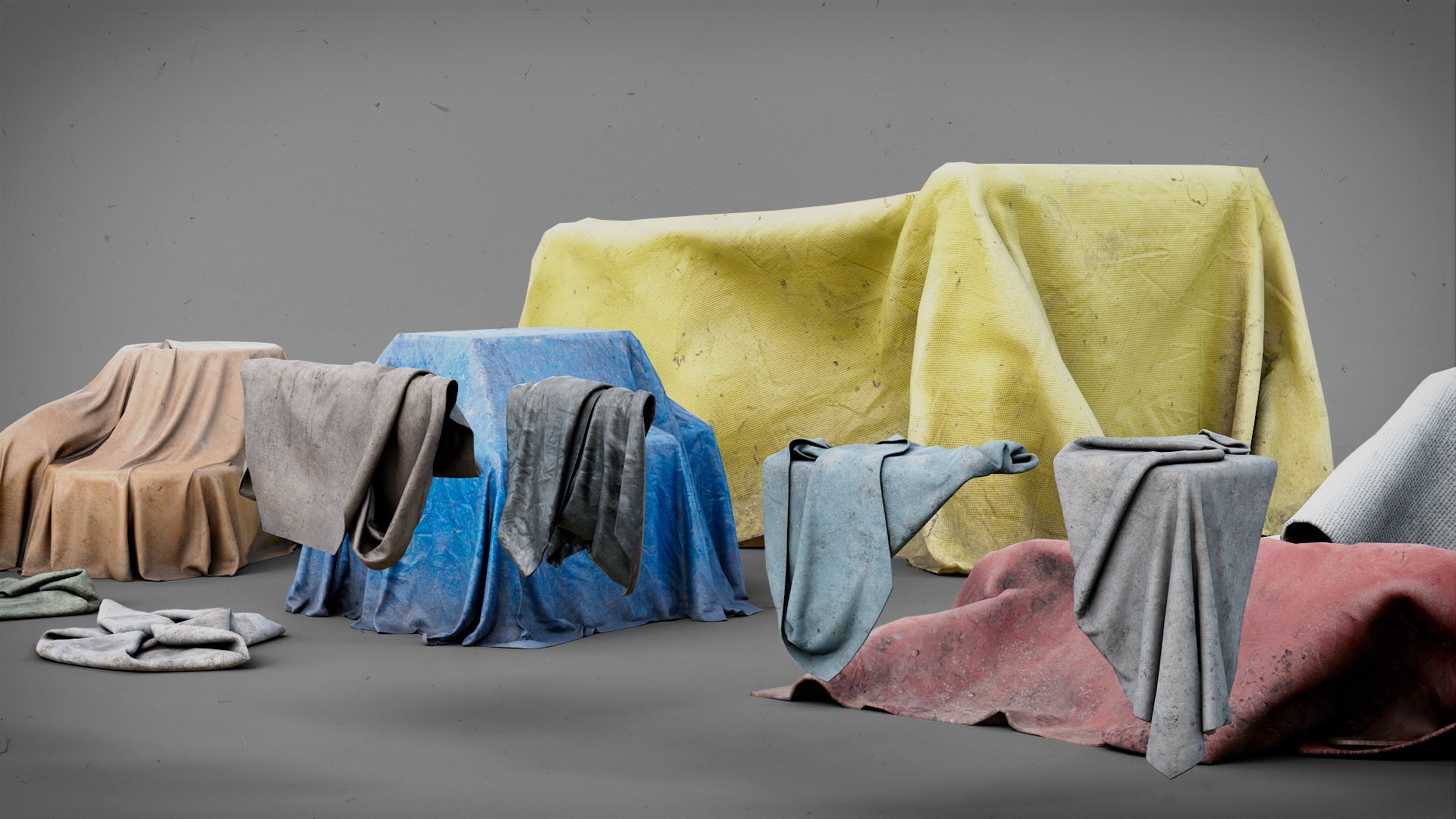 Fabric Pack Realtime 3D Model - TurboSquid 2215208